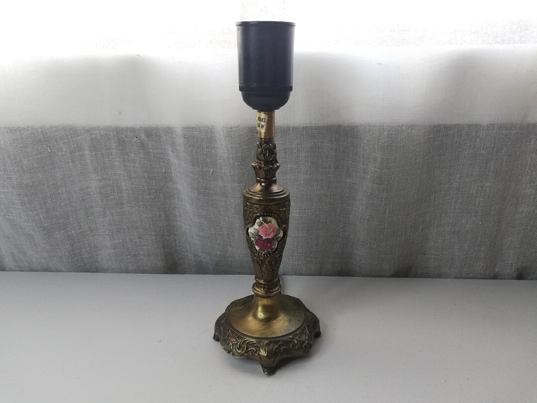 Vintage Victorian Style Brass Table Lamp Base. - Etsy