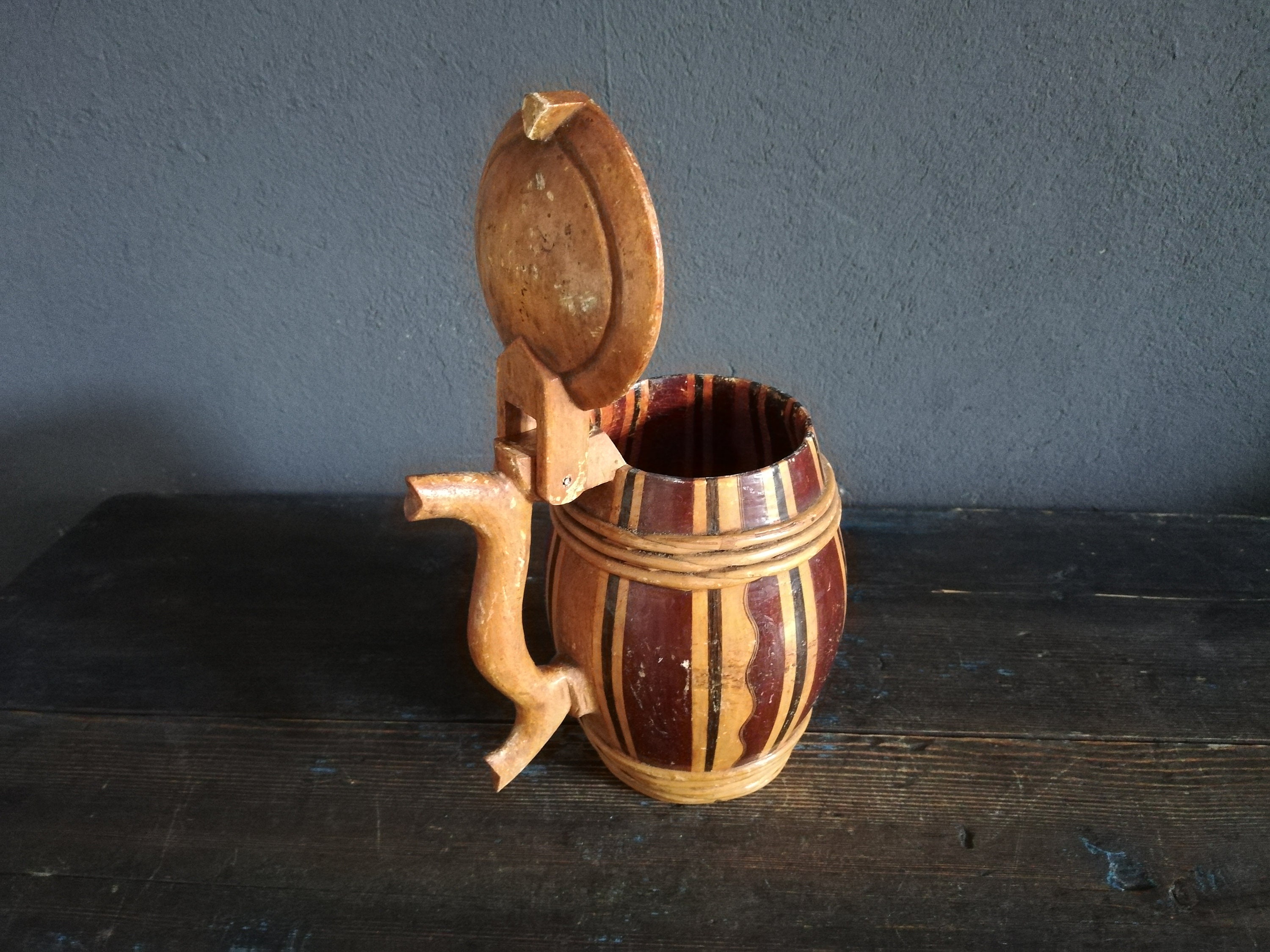 Antique Scandinavian Natural Wooden Cup Handmade | Etsy