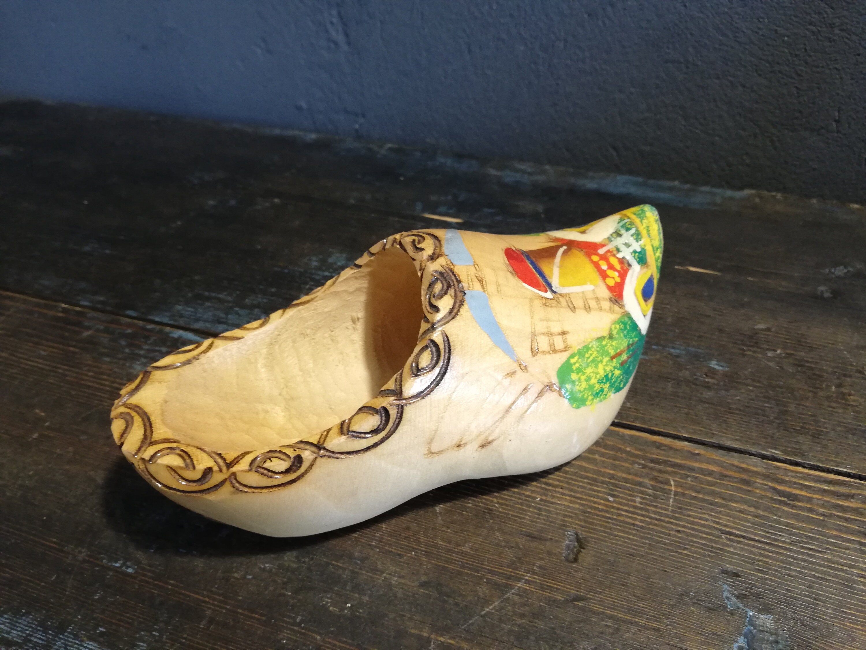 Wooden Clog Painting Wall Decor - Etsy