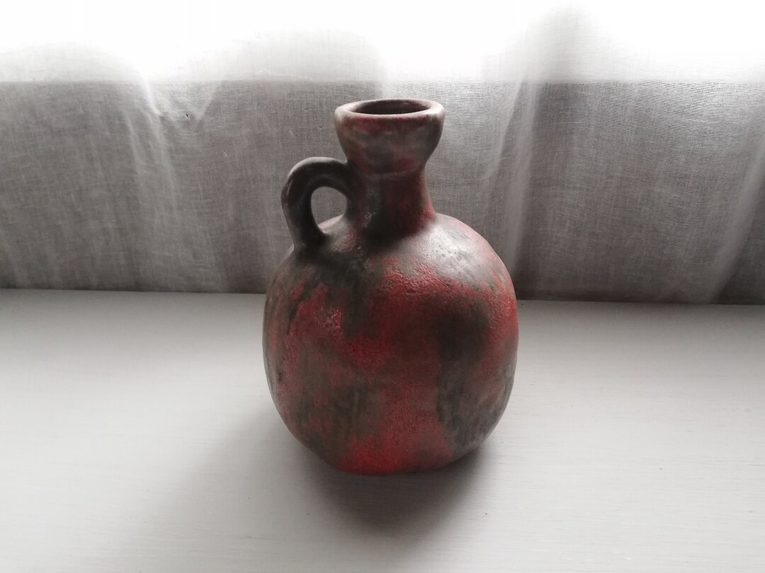 Pottery Vase Large Size and Heavy 1 Kg Mid Century Modern German ...