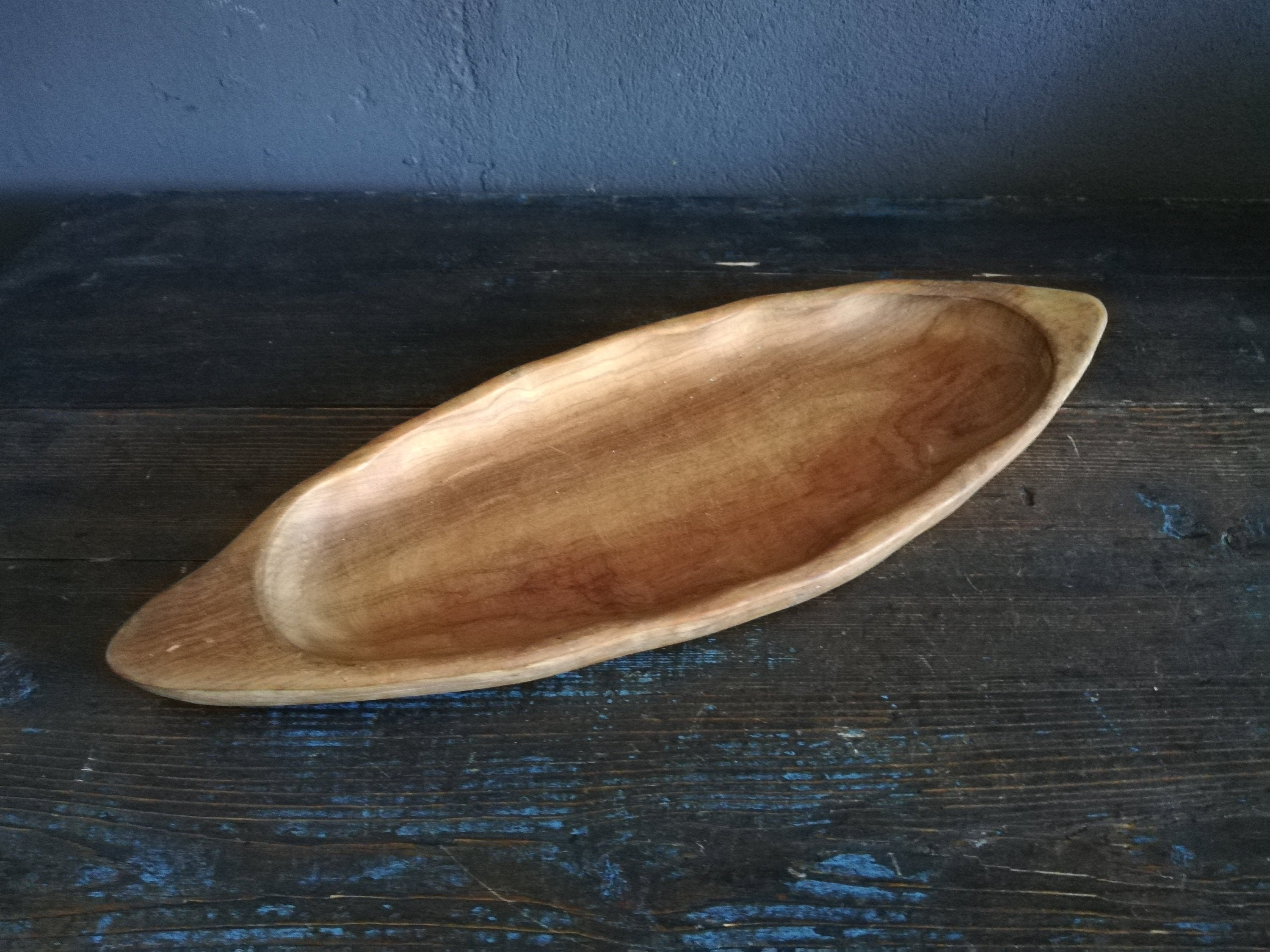 Serving Dish-bowl Natural Wood Hand Carved Kitchen Decor - Etsy UK