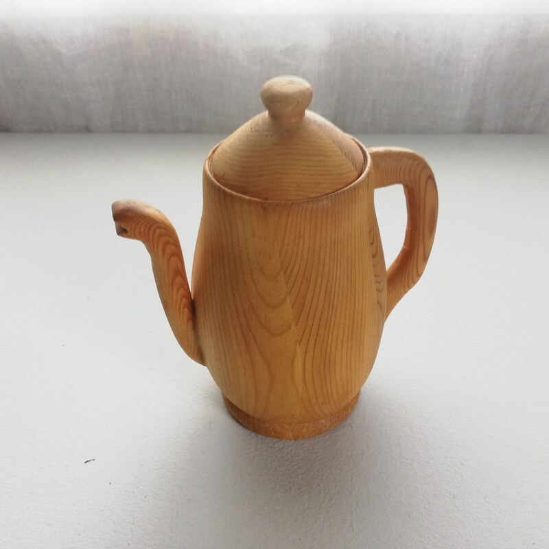 Wooden Teapot - Etsy