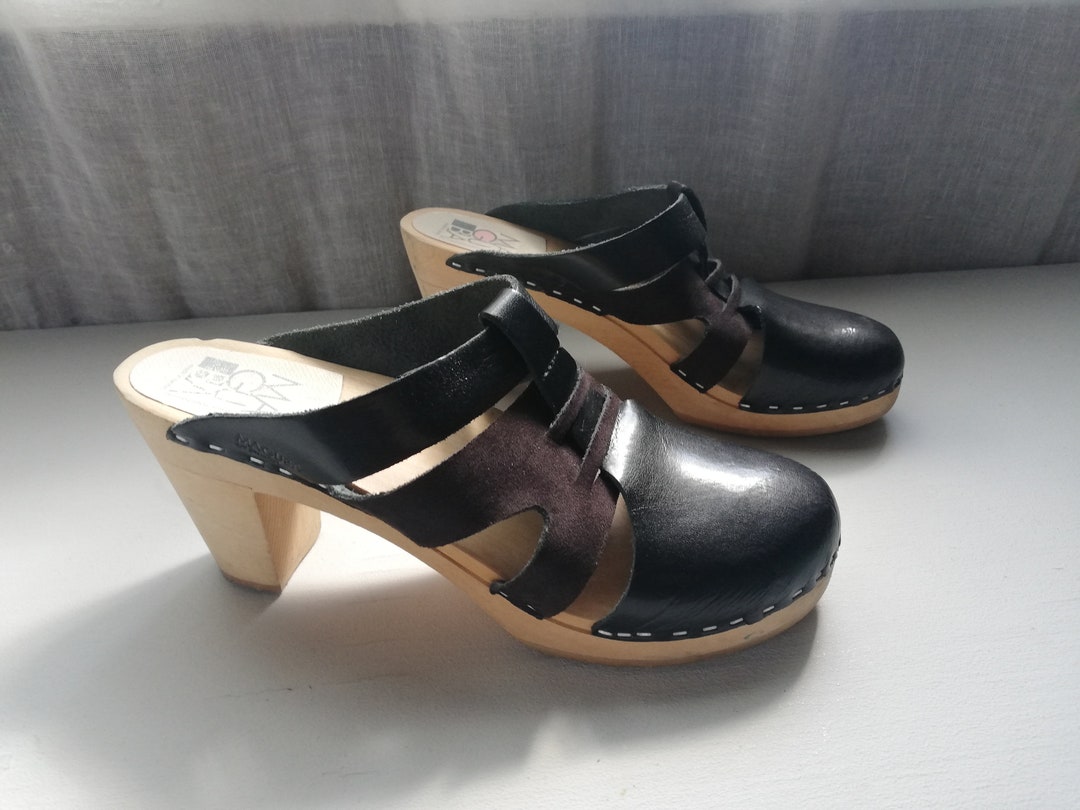 Vintage Clogs Maguba Sweden - Size EUR 40 US 9, UK 7 - Etsy