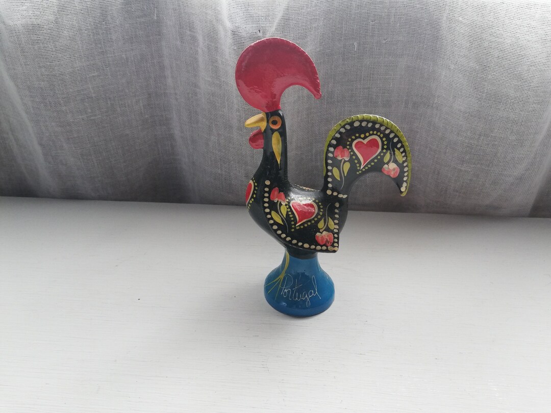 Rooster Good Luck Rooster - Legend of the Portugal Handmade Pottery ...