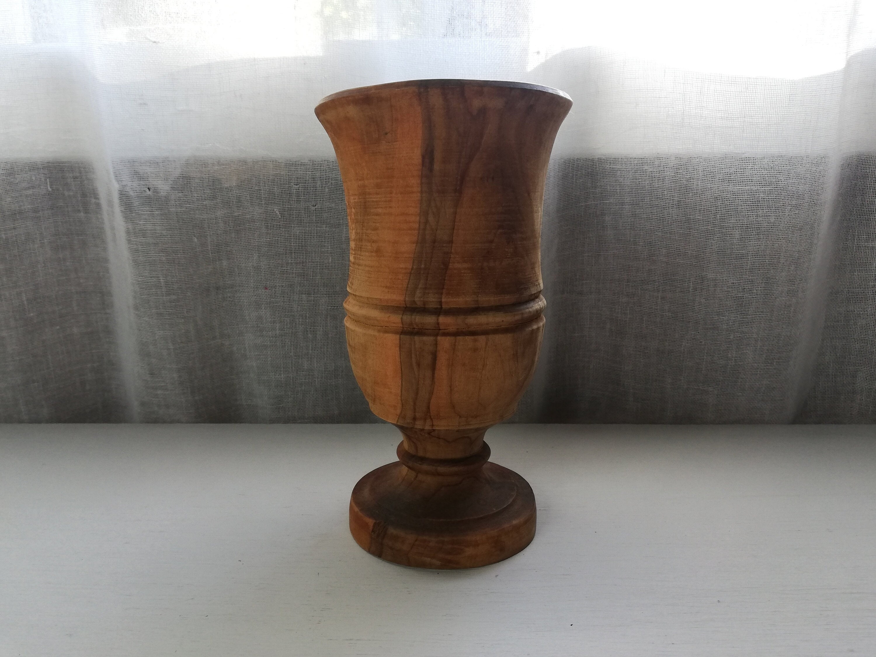 Vases Home Décor wooden carved vase rustic wooden vase rustic decor ...