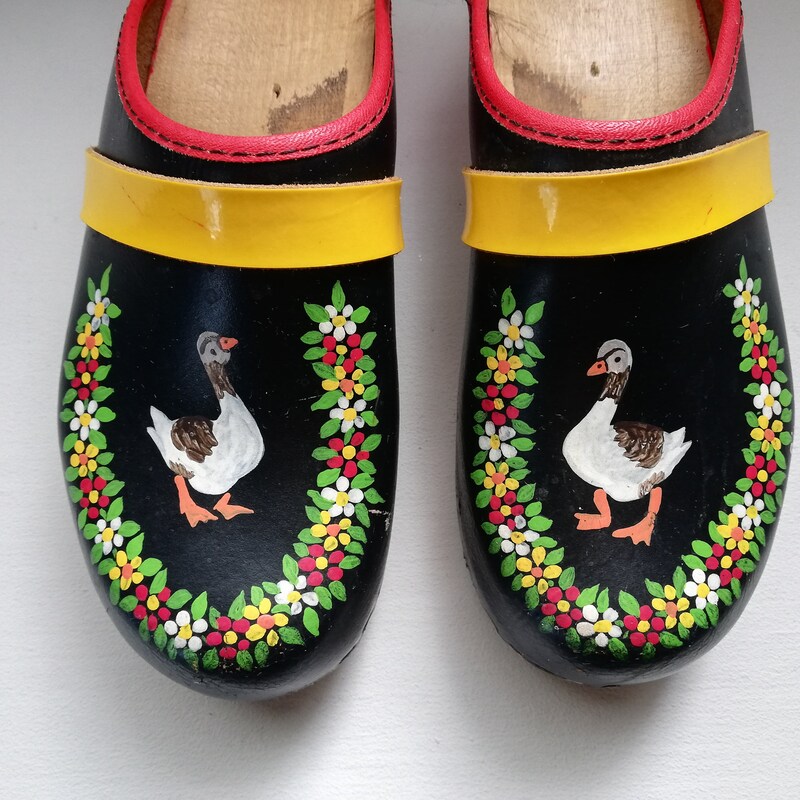 Hand Painted Clogs - Etsy