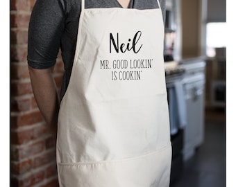 Mr Good Lookin Apron - Etsy