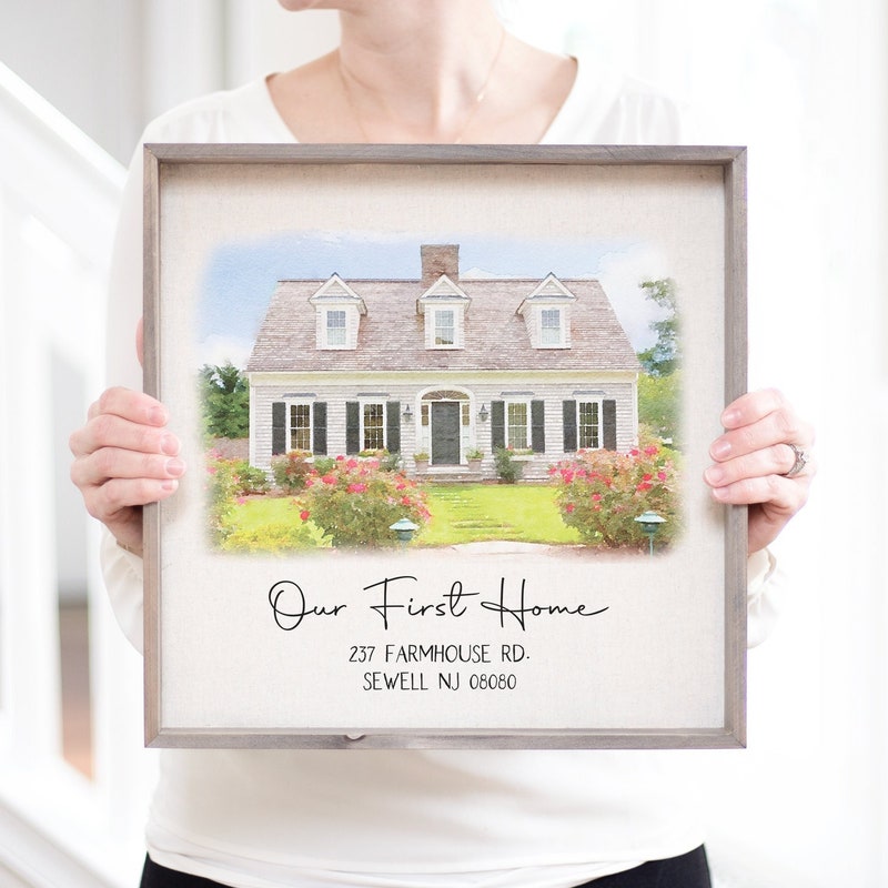 Custom Home Portrait - Etsy