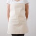 White Apron With Pocket Full Kitchen Apron Kitchen Wear Cotton Apron ...