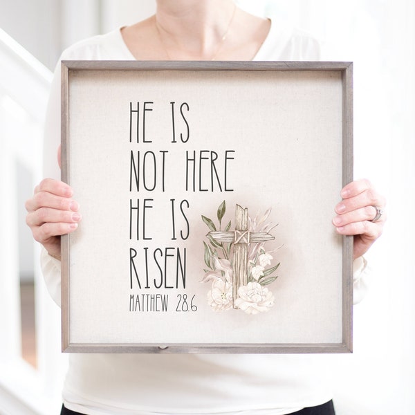He is Risen - Etsy