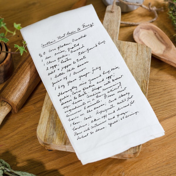 Recipe Towel - Etsy