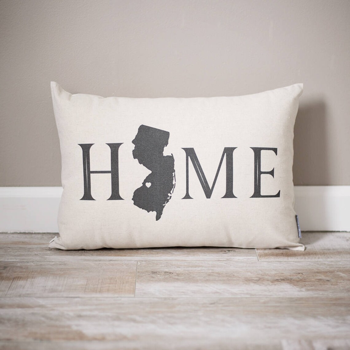 Home With State Pillow Rustic Decor Home Decor - Etsy