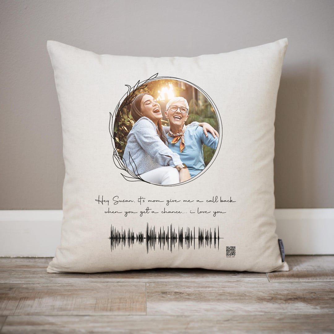 Personalized Soundwave Gift, Custom Photo and Soundwave Art QR Code ...