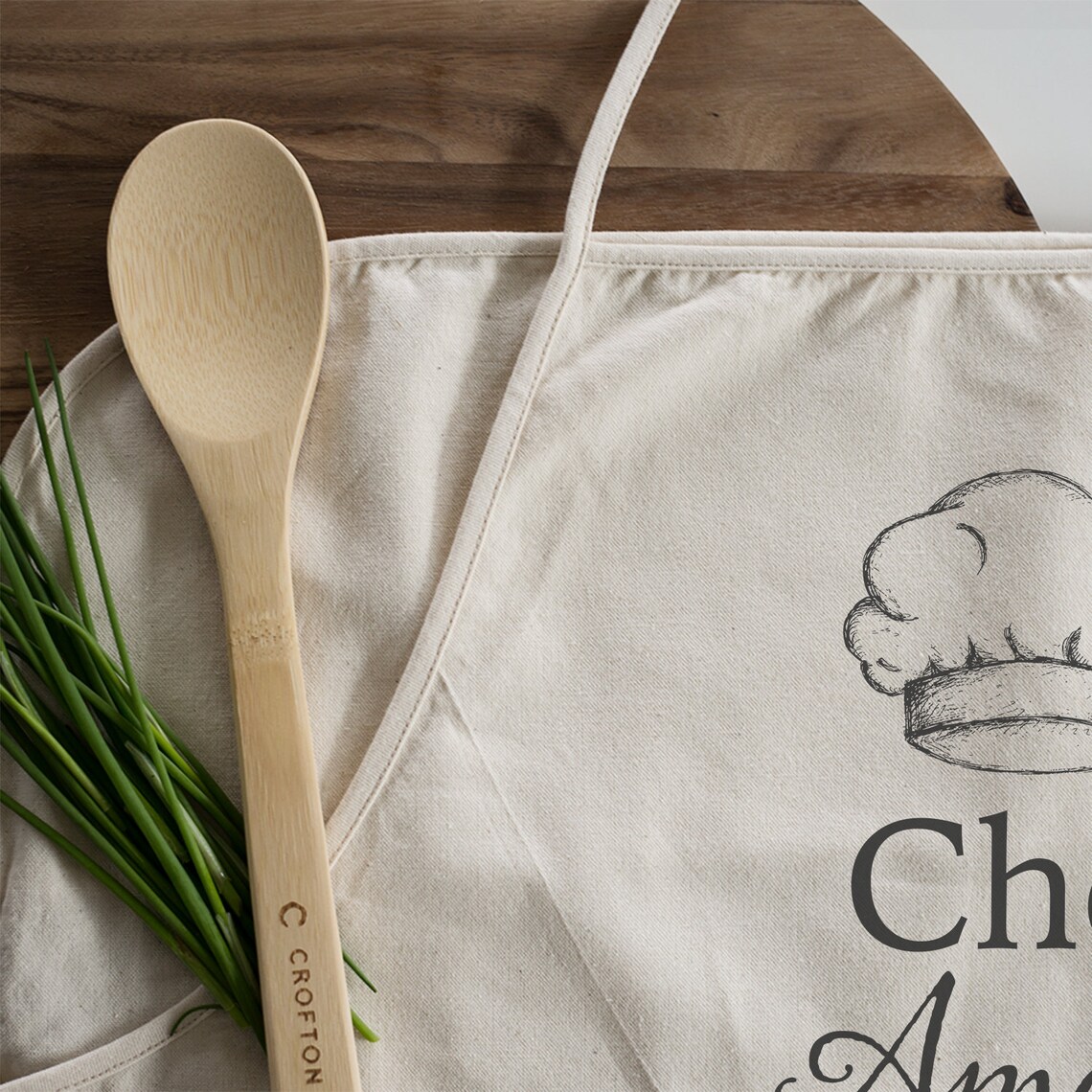 Personalized Cotton Canvas Kitchen Apron | Custom Monogram - Etsy