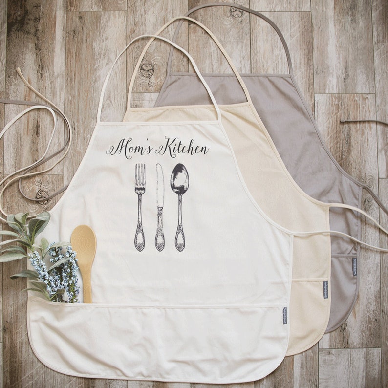 Personalized Mother's Day Gift Mom's Kitchen Apron - Etsy