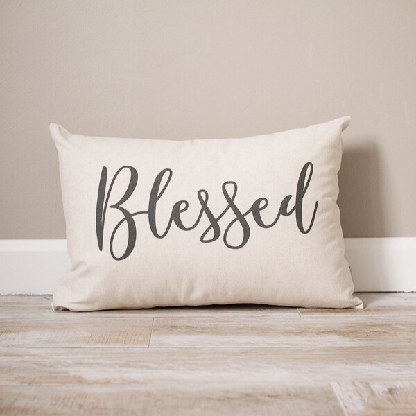 Blessed Pillow - Etsy