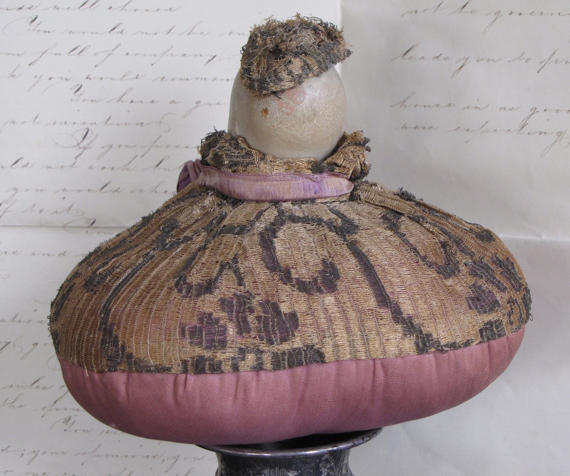 Antique Pin Cushion/ Victorian Pin Cushion/ Victorian Sewing/ - Etsy