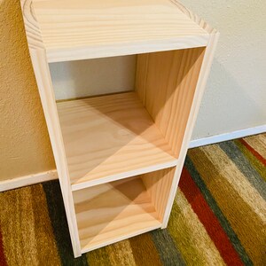 2FT Narrow Deep Bookshelf, Assembled Cottage/farmhouse Modern Natural ...