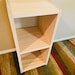2FT Narrow Deep Bookshelf, Assembled Cottage/farmhouse Modern Natural ...