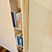 57 Tall Narrow Bookshelf, Assembled Wooden Farmhouse/cottage/modern ...