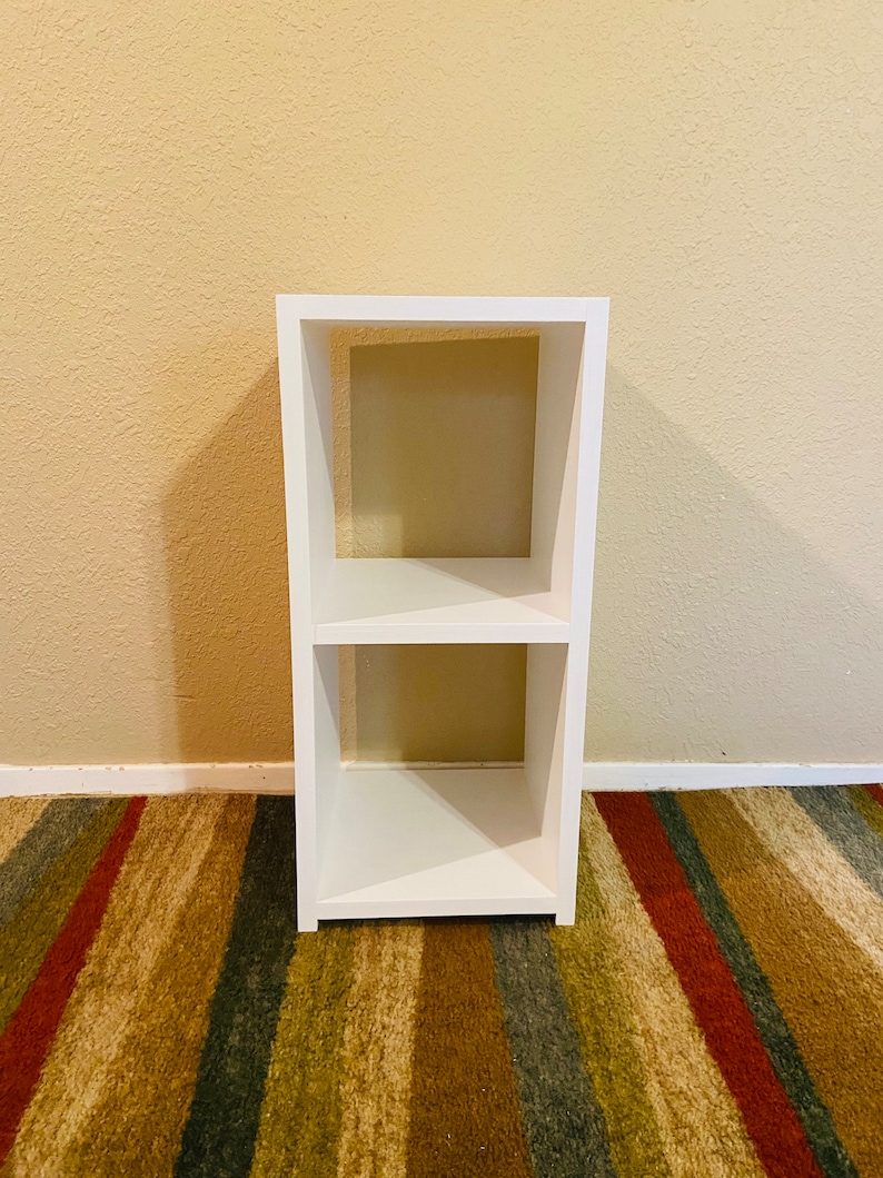 2FT Narrow Deep Bookshelf Assembled Wooden Small Bookcase - Etsy