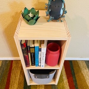 2FT Narrow Deep Bookshelf, Assembled Cottage/farmhouse Modern Natural ...