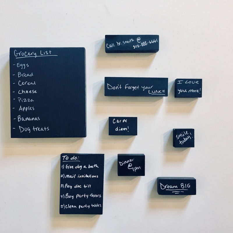 Magnetic Chalkboard - Etsy