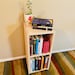 2FT Narrow Deep Bookshelf Assembled Cottage/farmhouse Modern - Etsy