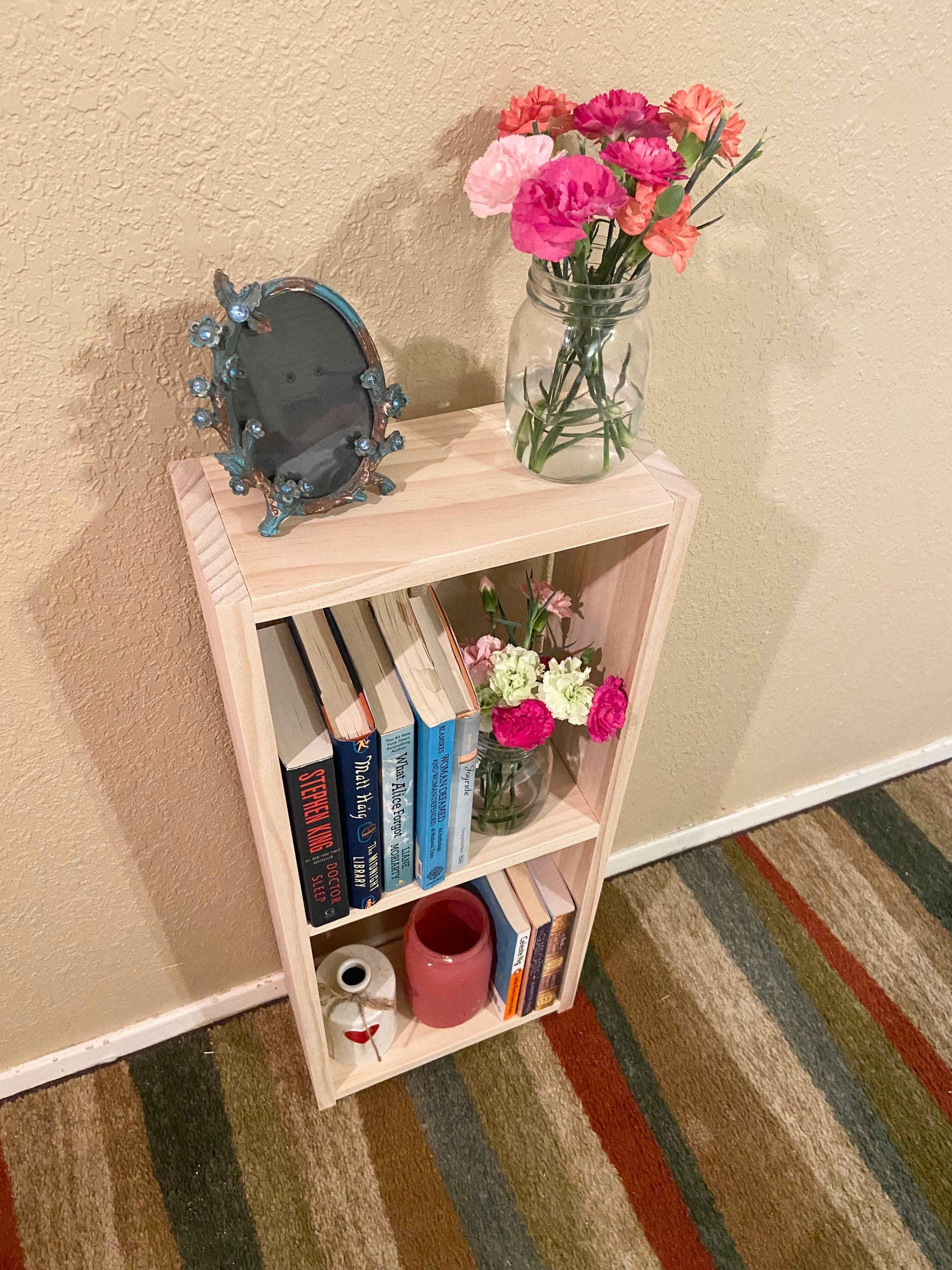 30 Wide Shallow Bookshelf Assembled Furniture Small - Etsy