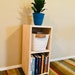 2FT Narrow Deep Bookshelf, Assembled Cottage/farmhouse Modern Natural ...