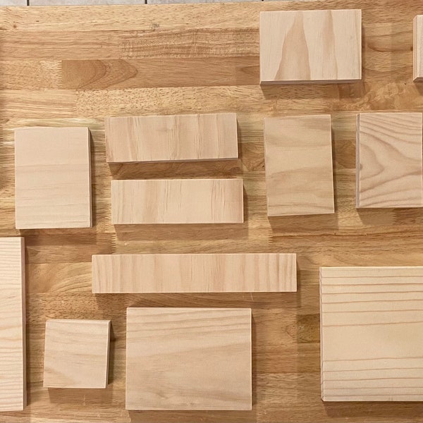 Wooden Blocks Craft - Etsy