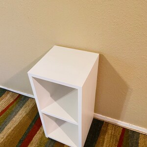 2FT Narrow Deep Bookshelf, Assembled Wooden Small Bookcase, Farmhouse ...