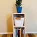 2FT Narrow Deep Bookshelf Assembled Cottage/farmhouse Modern - Etsy