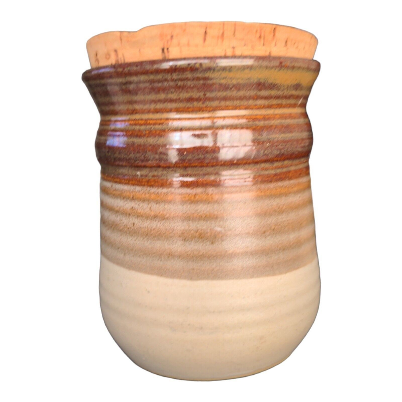 Pottery Rice Holder Rice Container Wild Rice Container Handmade Signed ...