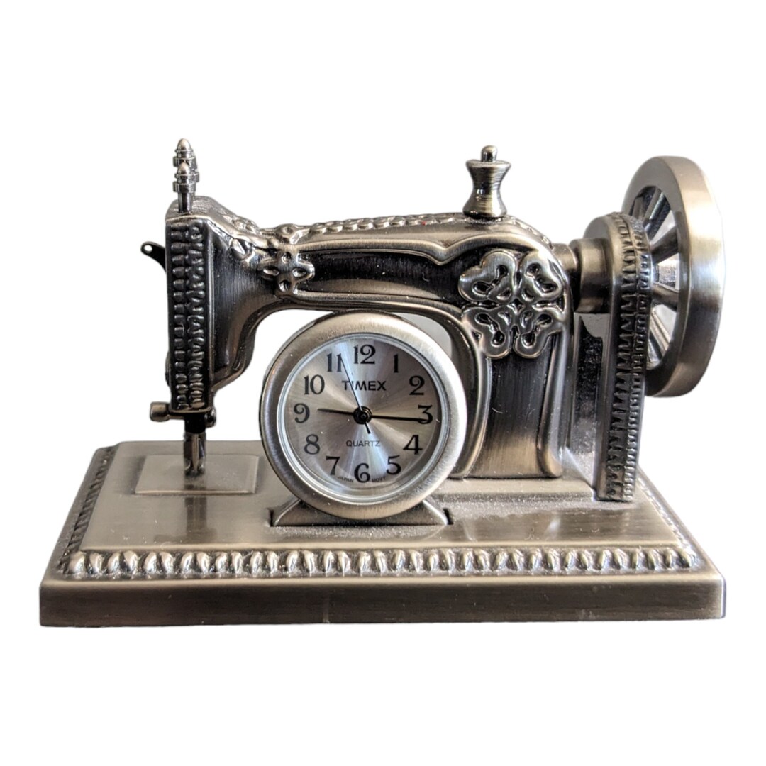 Miniature Sewing Machine Clock - Etsy