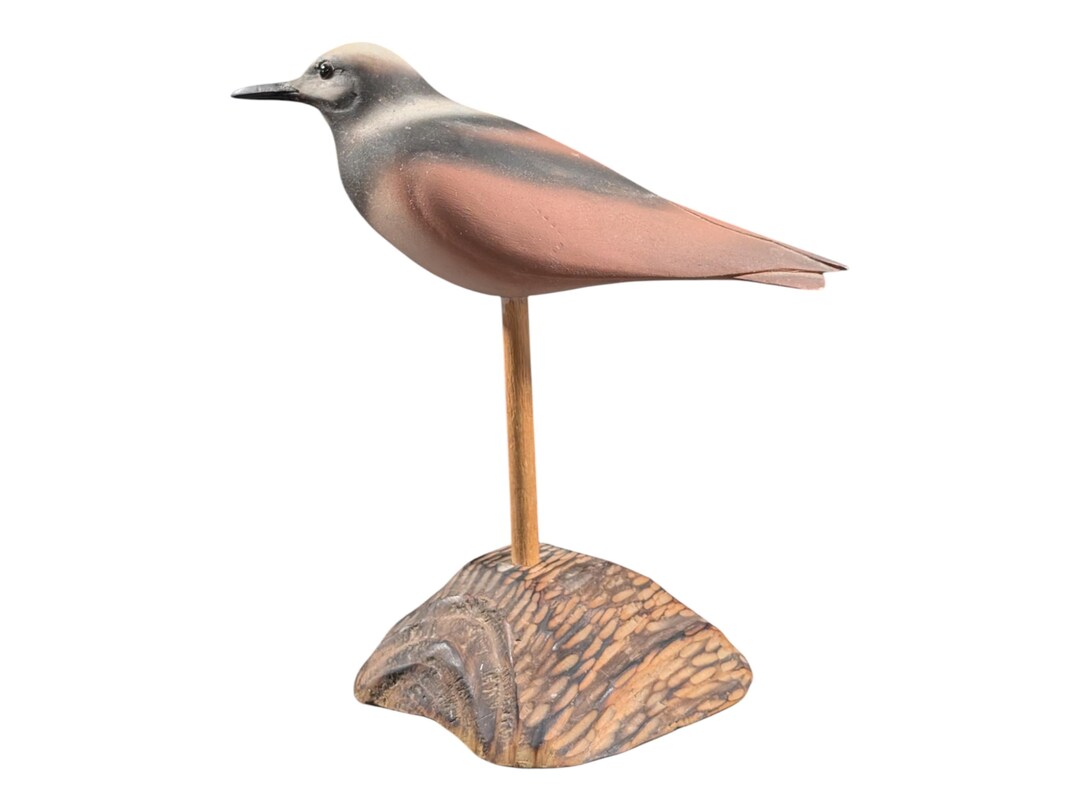 Ruddy Turnstone Shore Bird Decoy Hand Carved Wood Hand Painted With ...