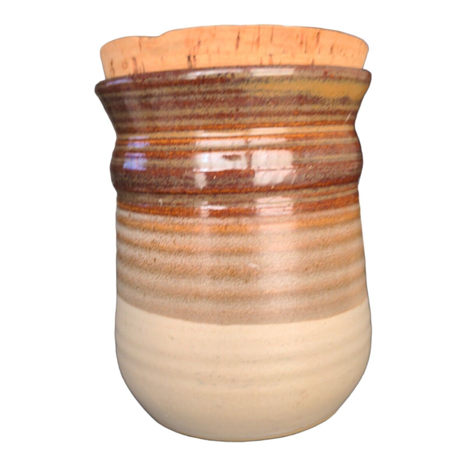Pottery Rice Holder Rice Container Wild Rice Container Handmade Signed ...