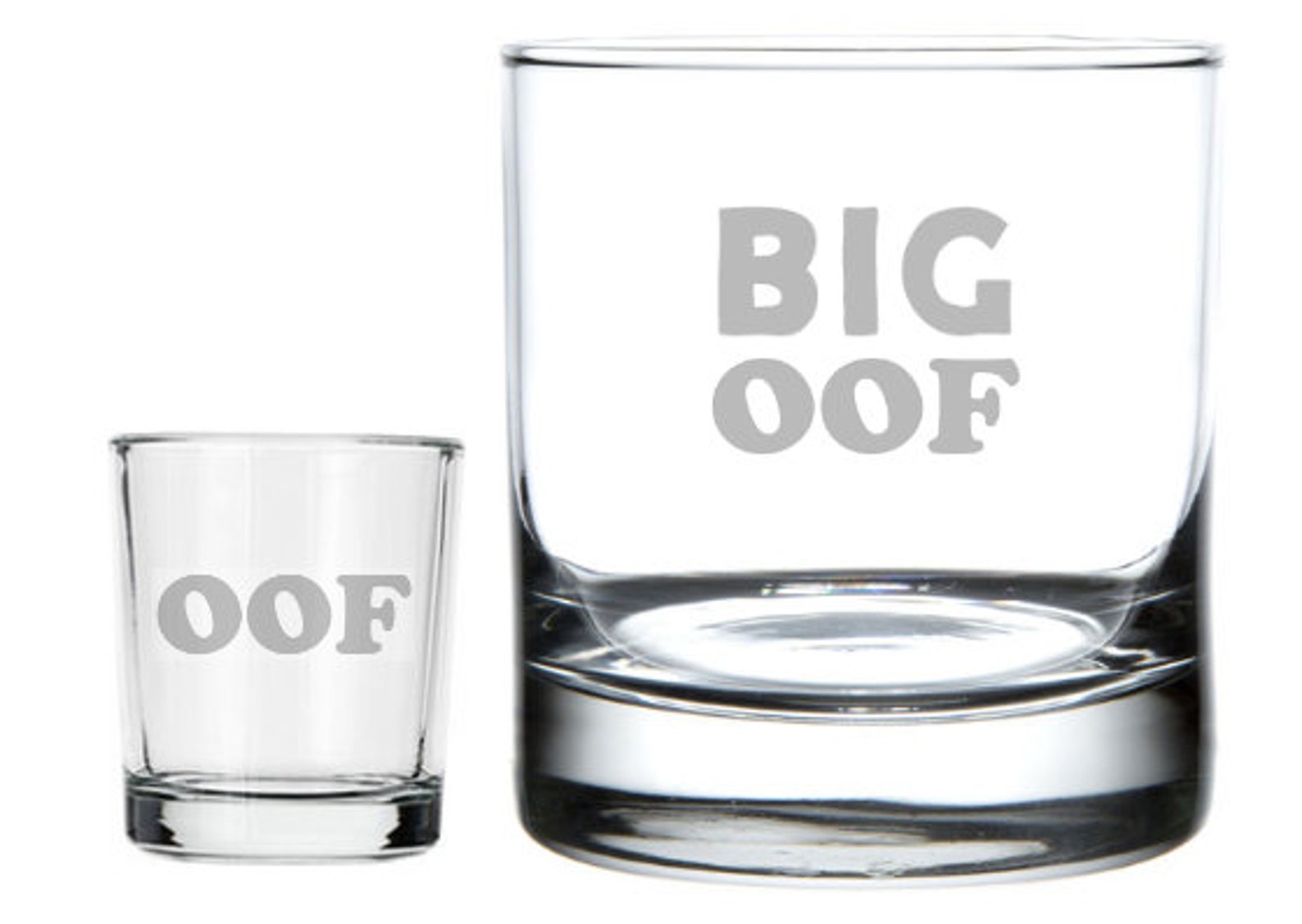 Oof & Big Oof Meme Glasses Cheer up gifts for him Bad day | Etsy