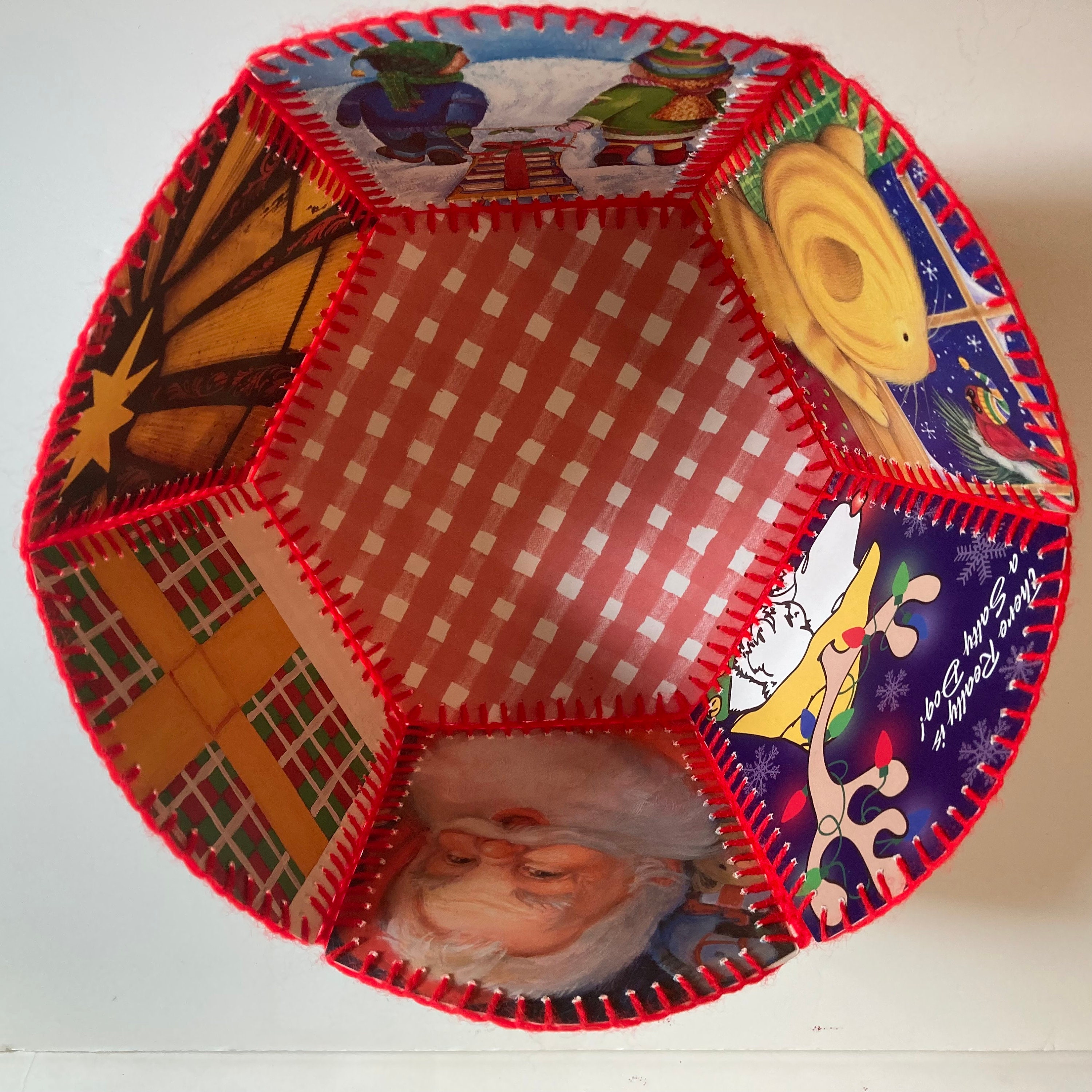 Greeting Card Basket Pattern; 2 Sizes in 1 Pattern: Upcycled ...
