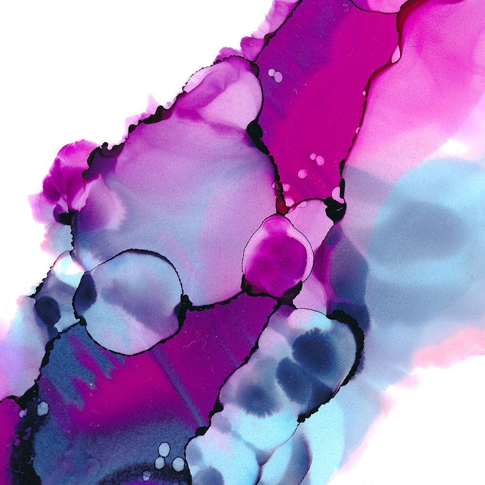 Purple Wall Art, Purple Abstract Art, Purple Art Print, Purple Gifts ...