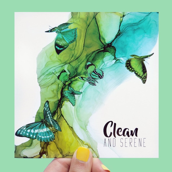 Clean Anniversary Card - Etsy
