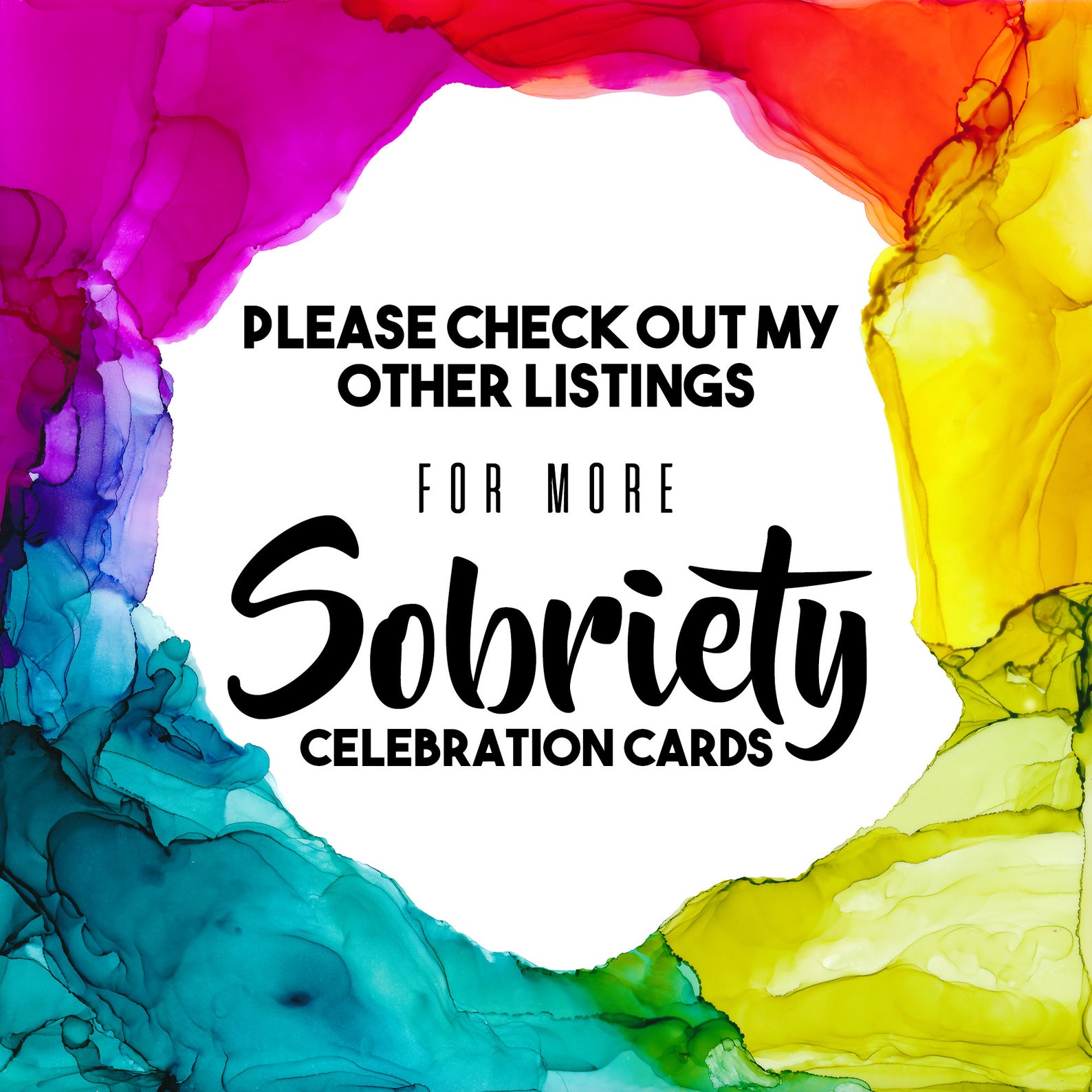 Sobriety Birthday Card, Sobriety Chips Coins, Sober Milestone, Sober ...