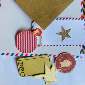 Air Mail Note Card - Etsy