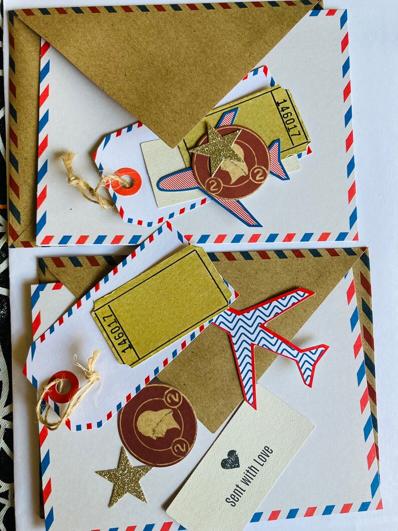 Air Mail Note Card - Etsy