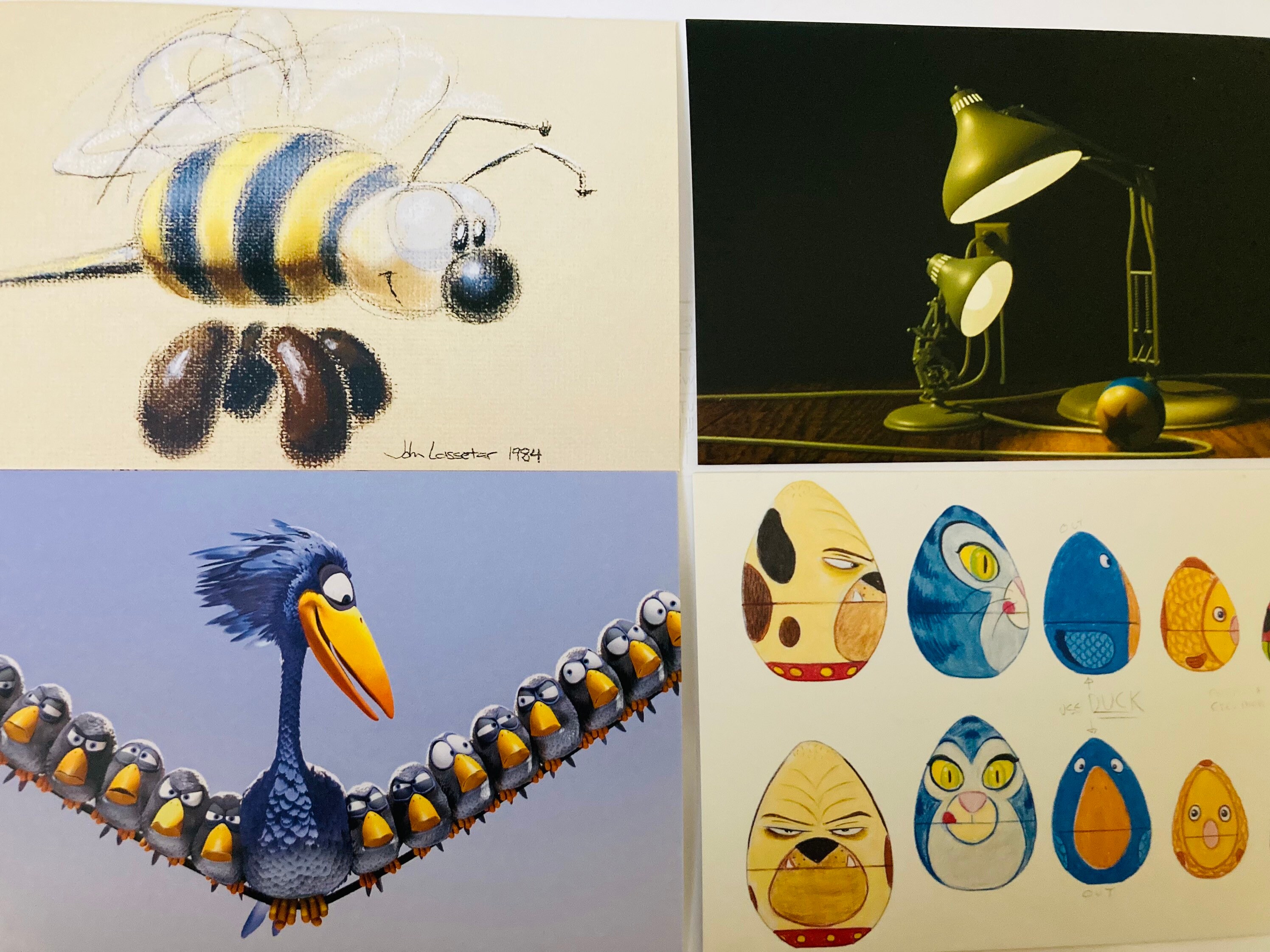 Pixar Postcards #3 - Etsy