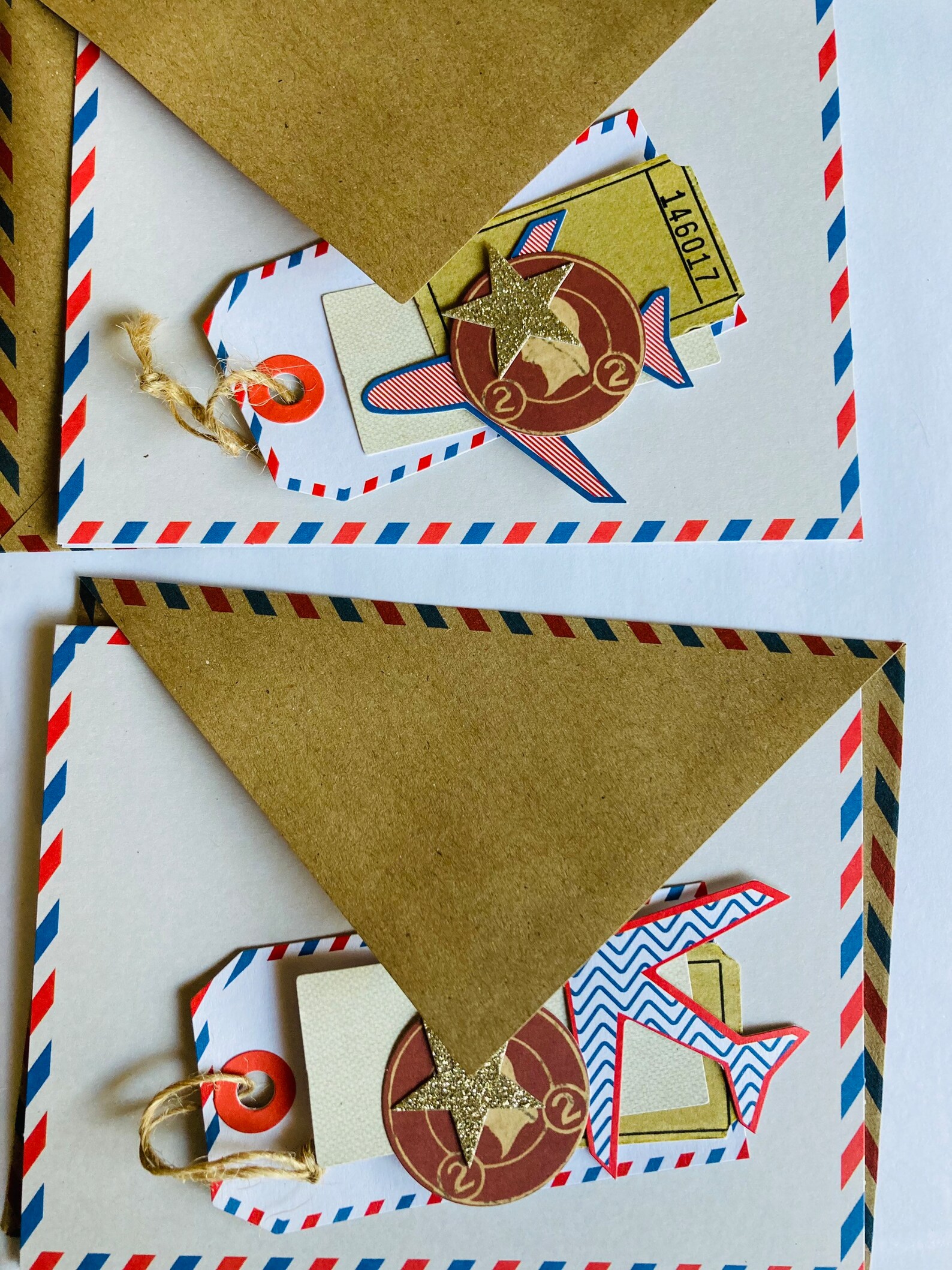 Air Mail Note Card - Etsy