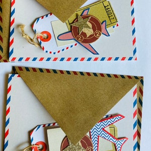 Air Mail Note Card - Etsy