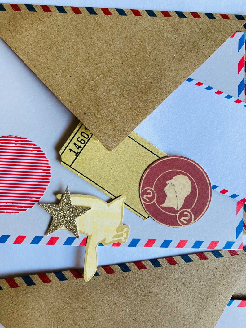 Air Mail Note Card - Etsy