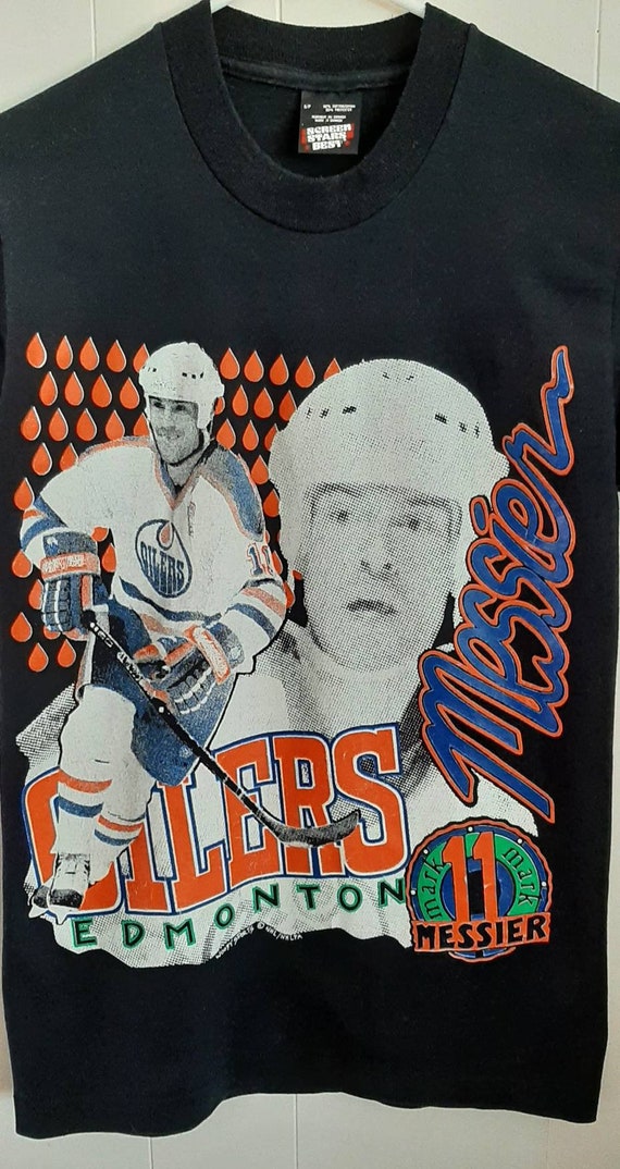 Vintage Edmonton Oilers Mark Messier T Shirt - Gem