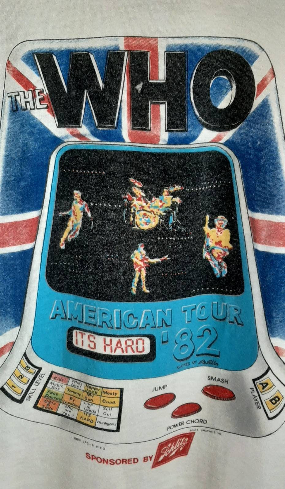 Vintage the Who 1982 Tour T Shirt - Etsy